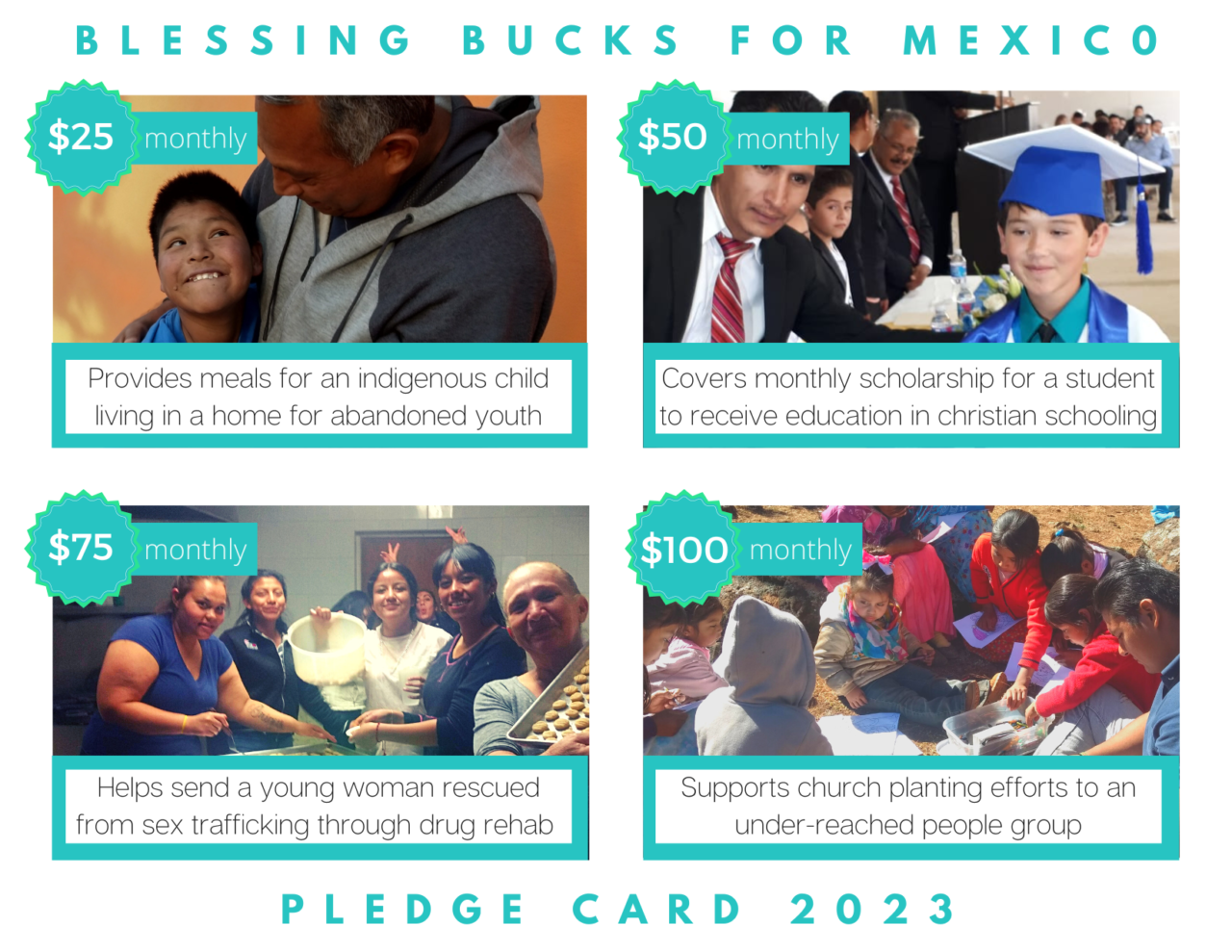 Blessing Bucks for Mexico | Church of the Lookout